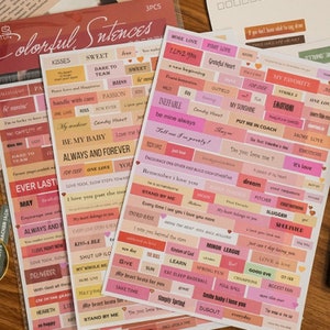 3 Sheets, English Stickers, Letters Stickers, Black Stickers, White ...