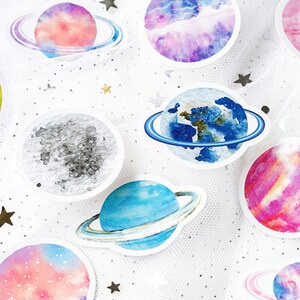 45pcs, Star Stickers, Galaxy Stickers, Cosmic Stickers, Planet ...