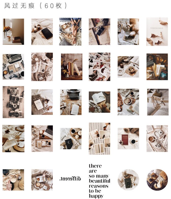 60pcs Pretty Stickers Planner Sticker Journal Stickers - Etsy