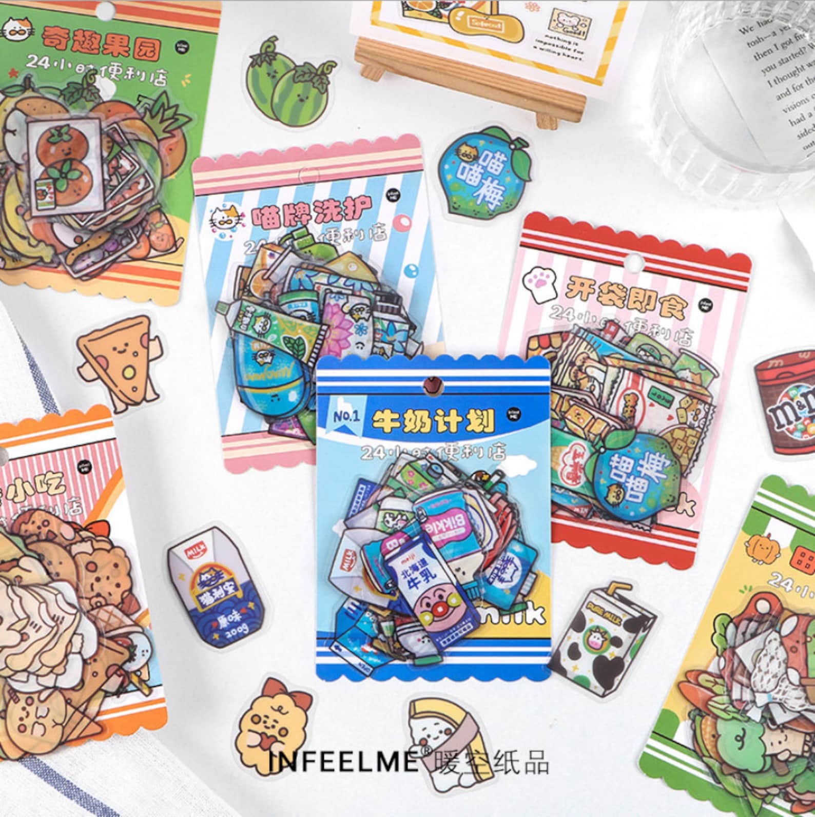 40pcs Food Stickers Snacks Stickers Vegetables Stickers - Etsy