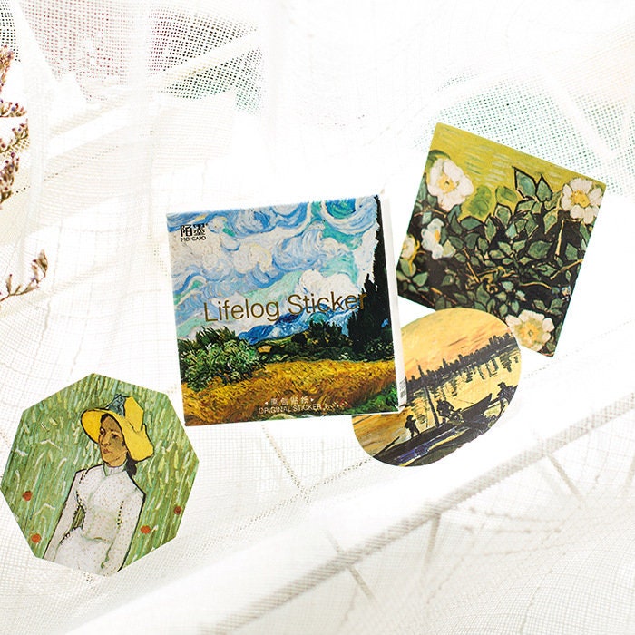 45pcs Sticker Flakes Scenery Sticker Flower Planner - Etsy