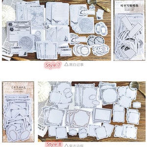 45pcs, Written Stickers, Flowers, Vintage, Big Stickers, Cute Stickers ...