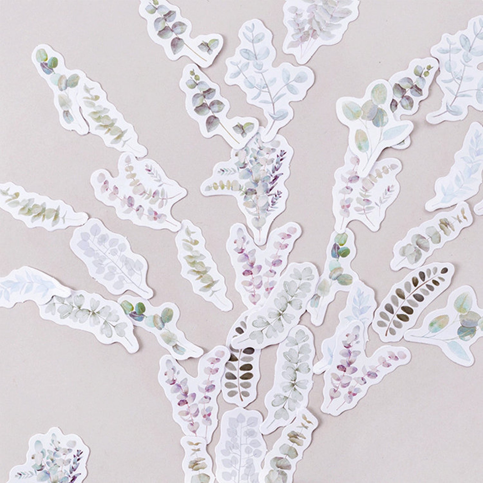 45pcs leaf stickers leaves stickers sticker flakes Planner | Etsy