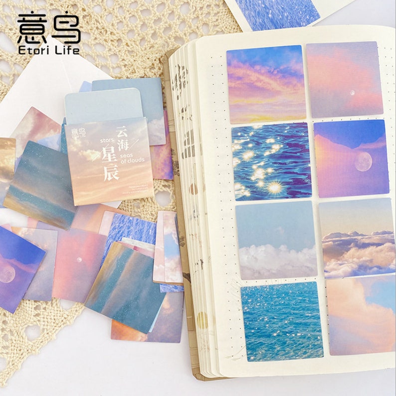 46pcs Cloud Stickers Sky Cute Stickers Journal Sticker - Etsy