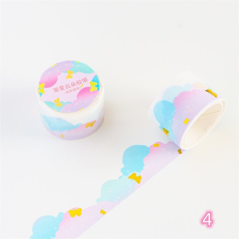 Cloud Washi Tape Cute Washi Tape Masking Tape Pastel Washi - Etsy