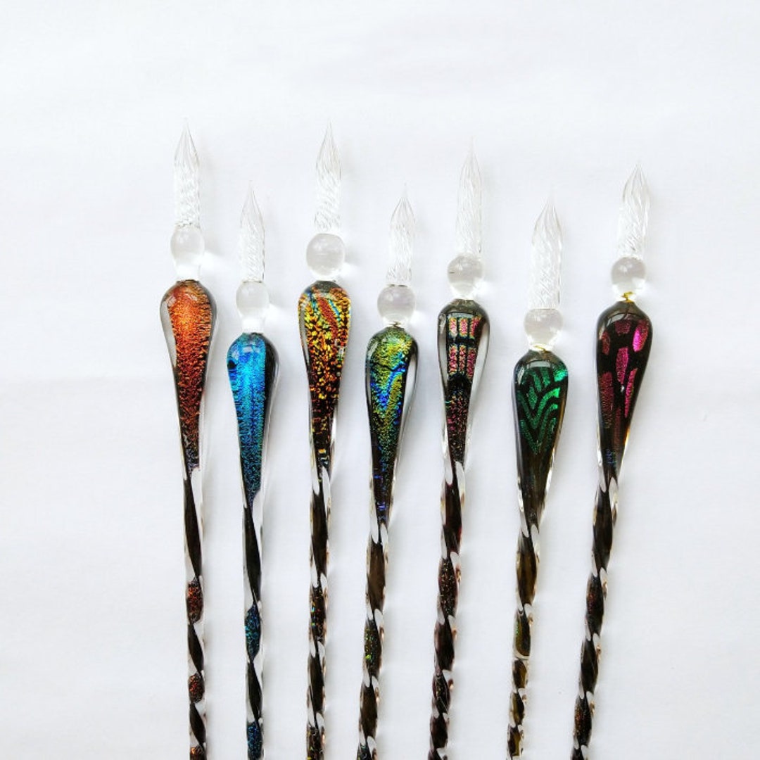 Starry Sky Glass Pen, Glass Calligraphy Pen Set, Glass Pen Gift Box Set ...