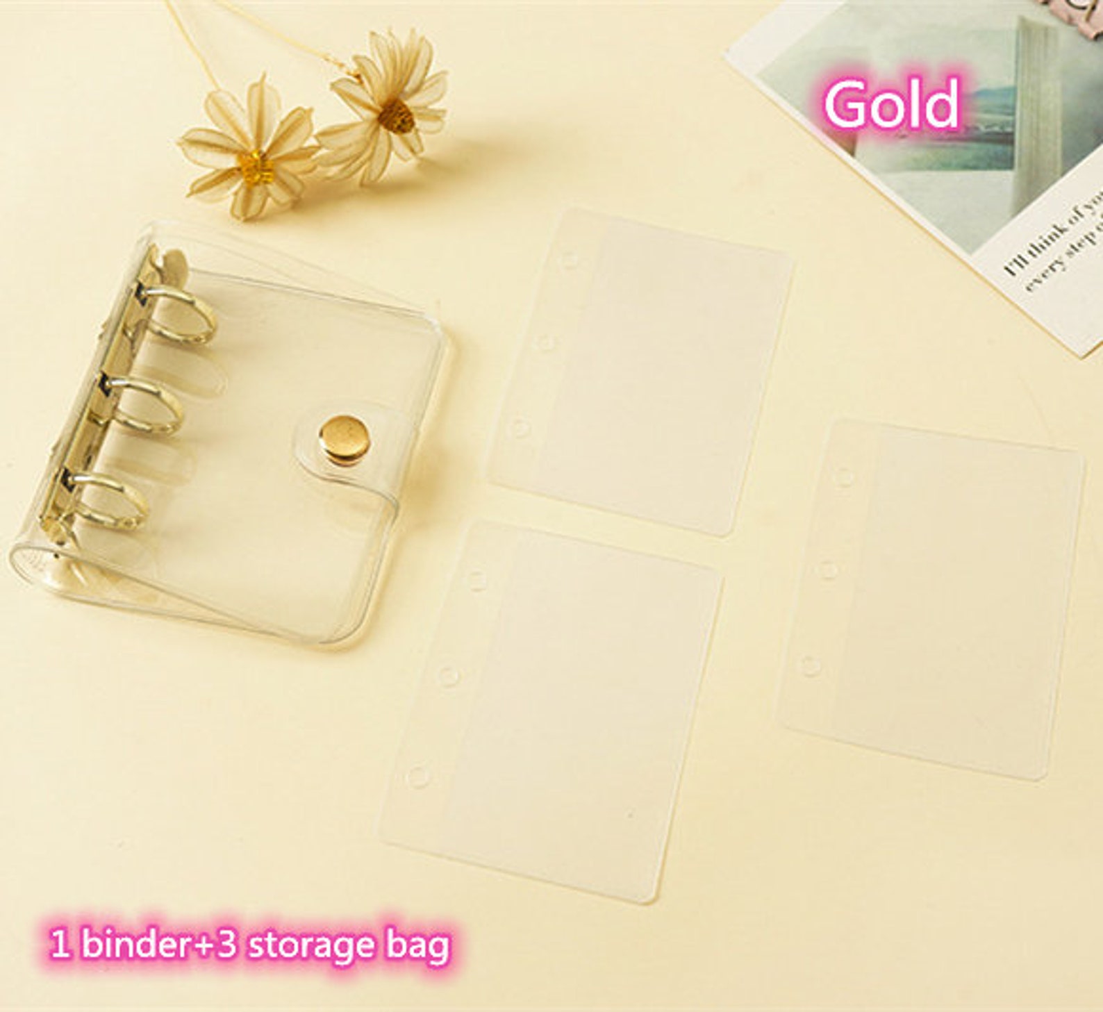 3 Ring Planner Binder Mini Binder Planner Cover Kawaii - Etsy