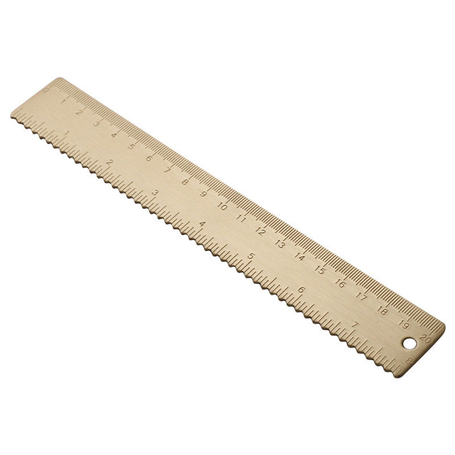 Brass Ruler Metal Ruler 20cm Ruler Drawing Ruler Cute - Etsy