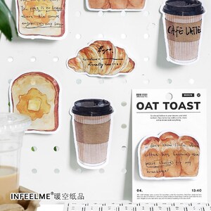 30sheets, Toastt Sticky Notes, Food Sticky Notes, Bookmark, Planner ...