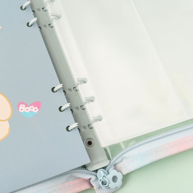 10pcs, A5 Sticker Storage Inserts, Card Storage, 6 Ring, Storage Album ...