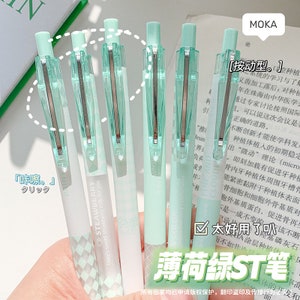 6pcs/set, Retractable Gel Pen, Planner Pens, Kawaii Stationary, 0.5mm ...