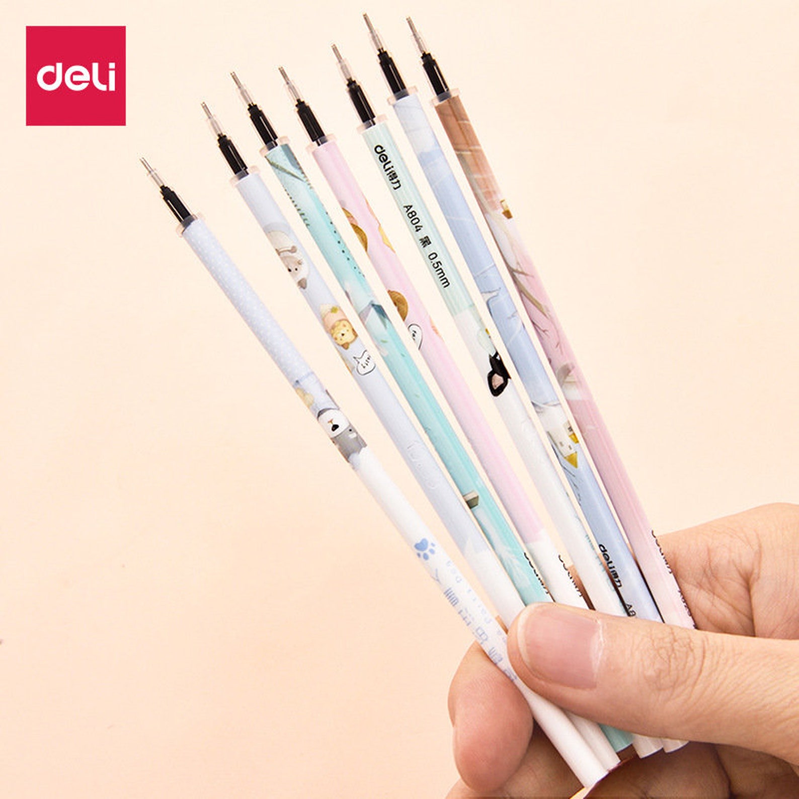 20pcs Gel Pens Refill 0.5mm Kawaii Stationary Cute Pen - Etsy