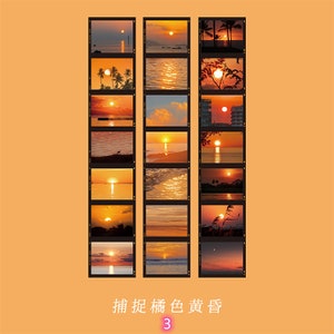 3 Sheets Film Stickers Pack Photographs Stickers Junk | Etsy