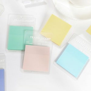 50sheets, Transparent Sticky Note, Sticky Notes, Planner Memo, to Do ...