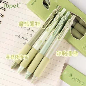 4pcs/set, Gel Pen, School Supplies, Retractable, Stationary, 0.5mm ...