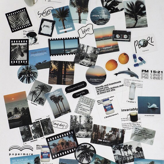 40pcs Pretty Stickers PET Stickers Photo Album Decoration | Etsy