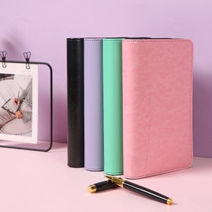 Personal Planner Binder, Pink Planner Cover, Zipper Binder, 6 Ring ...