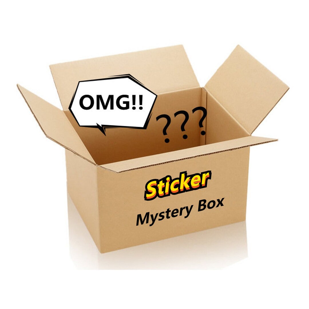 Mystery Grab Box, Sticker Mystery Box, Random Box, Stationery Grab Box ...