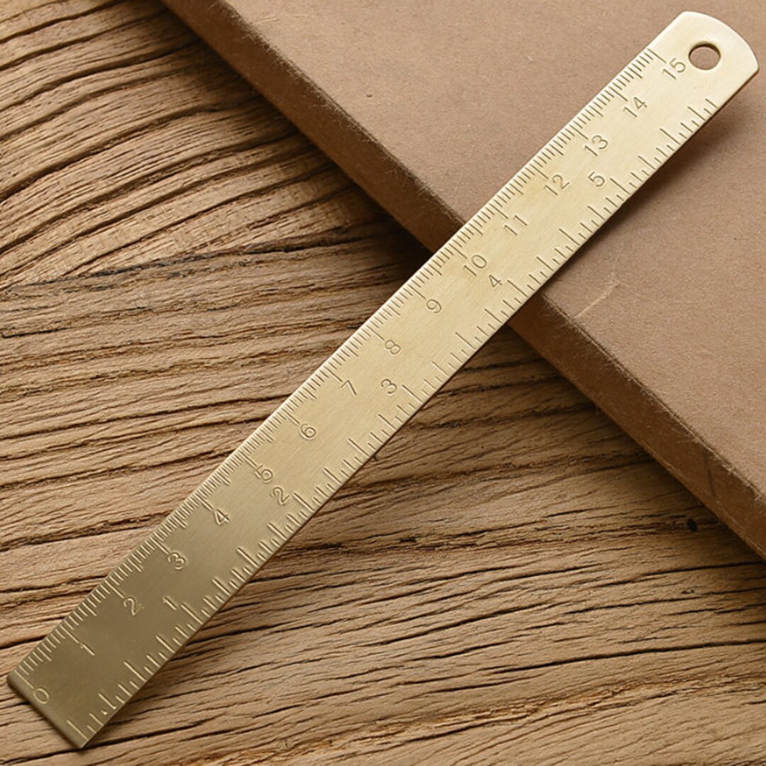 Brass Ruler, Metal Ruler, 15cm Ruler, Drawing Ruler, Cute Ruler, Kawaii ...