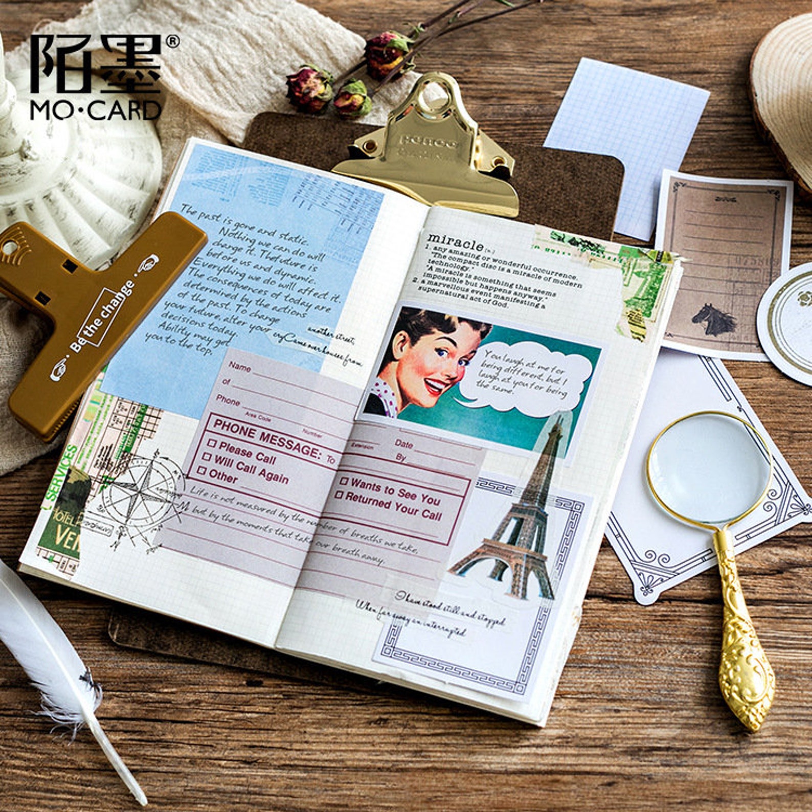 45pcs Written Stickers Flowers Vintage Big Stickers Cute - Etsy