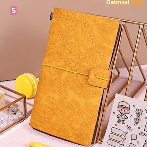 Traveler's Notebook Cover, Personal Size, Vintage European Lace Carving ...