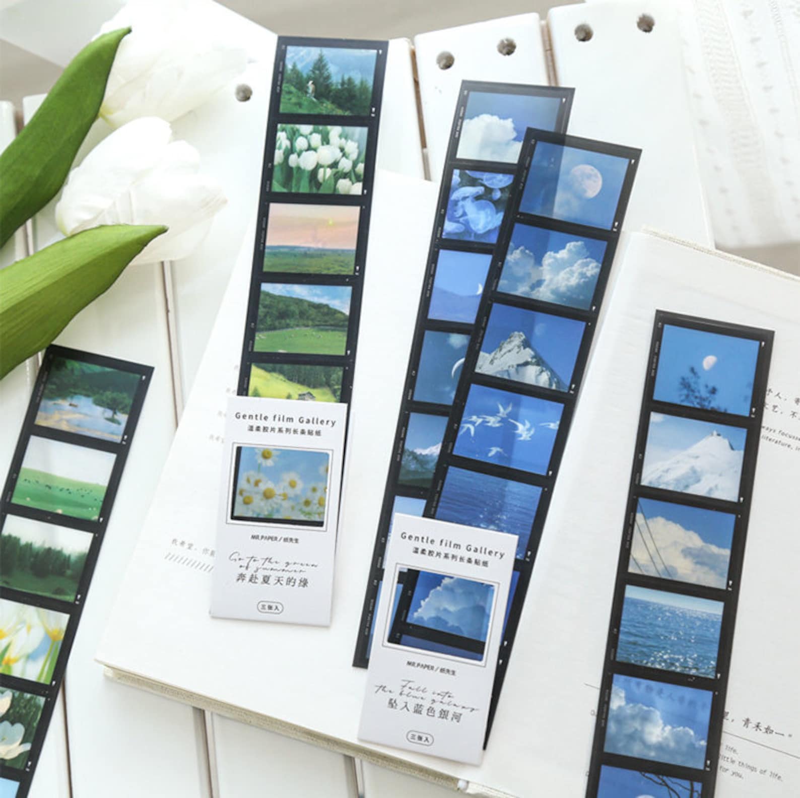 3 Sheets Film Stickers Pack Photographs Stickers Junk | Etsy