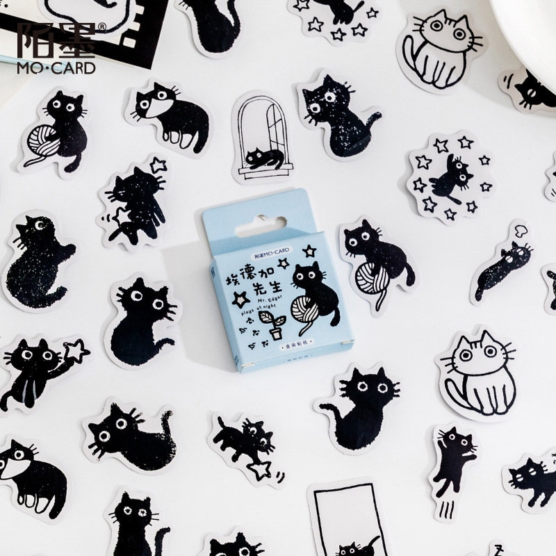 Stickers de gato - Etsy México