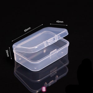2pcs, Mini Storage Box, Stickers Storage, Desk Storage, Plastic Storage ...