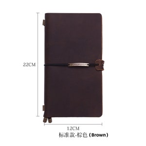 Traveler's Notebook Cover, Standard Size, Leather Journals, TN Cover ...