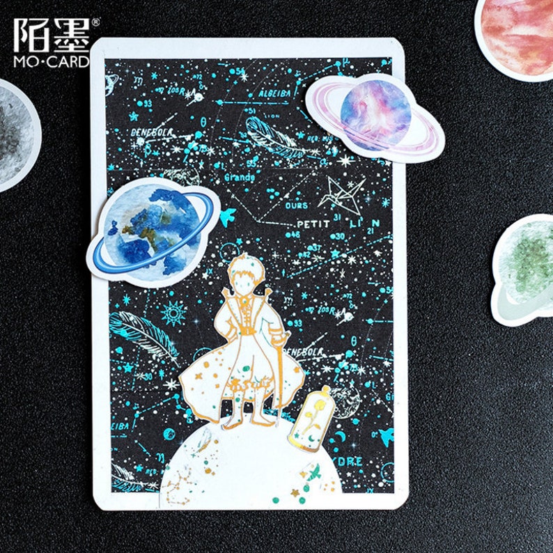 45pcs star stickers Galaxy Stickers Cosmic Stickers | Etsy