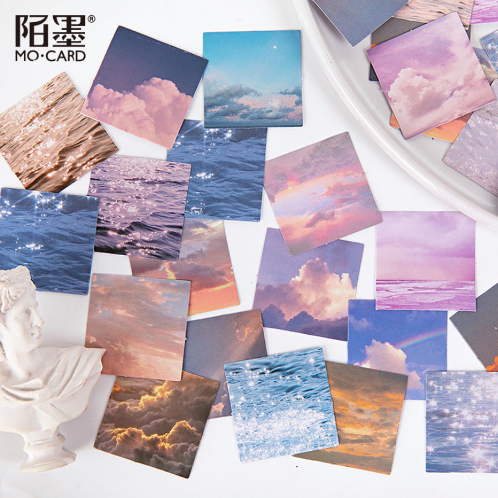 46pcs, Cloud Stickers, Sky, Cute Stickers, Journal, Sticker Box ...