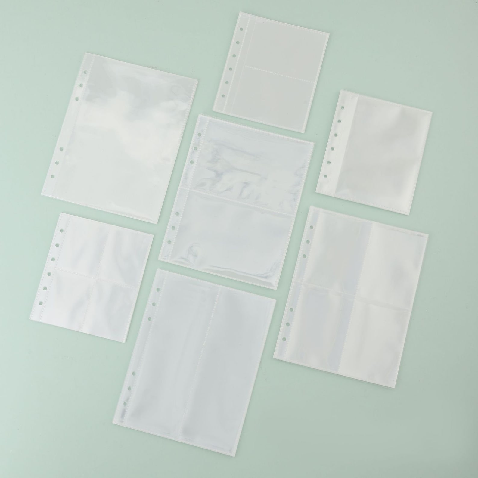 10pcs, A5 Sticker Storage Inserts, Card Storage, 6 Ring, Storage Album ...