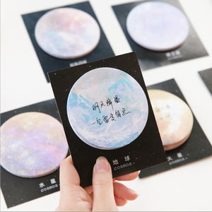 Sky Sticky Notes, Galaxy, Cosmic, Planet, Universe, Bookmark, Planner ...