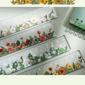 Ruler, Drawing Ruler, Cute Ruler, Kawaii Stationery, Student Ruler ...