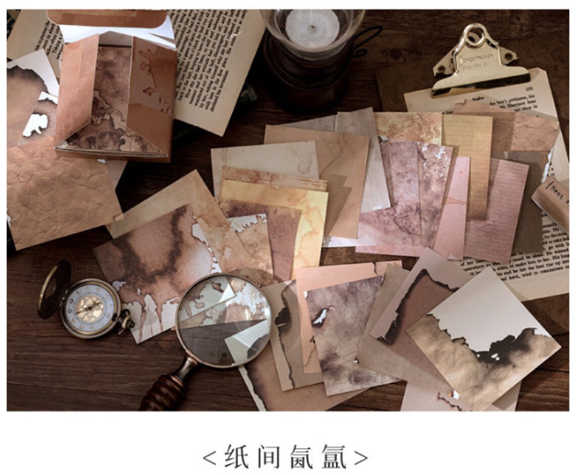 100pcs junk journal paper Vintage pages junk journal kit | Etsy