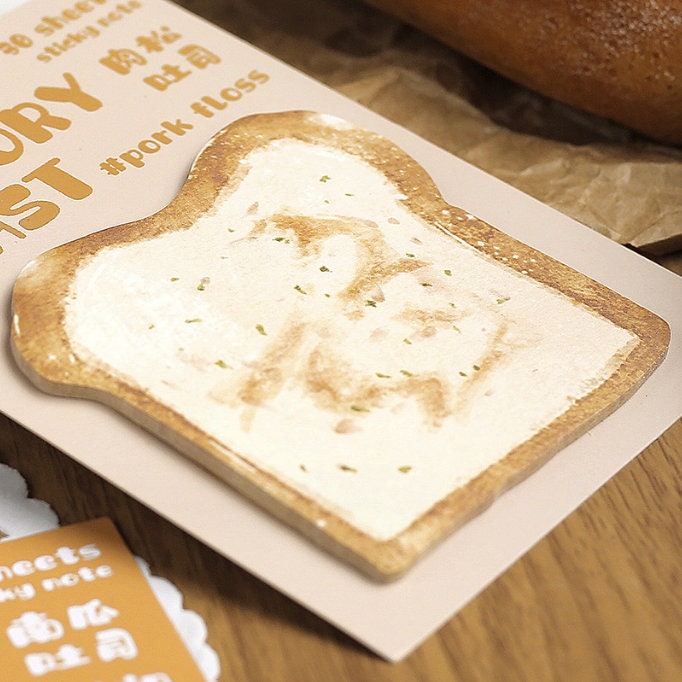 30sheets, Toastt Sticky Notes, Food Sticky Notes, Bookmark, Planner ...