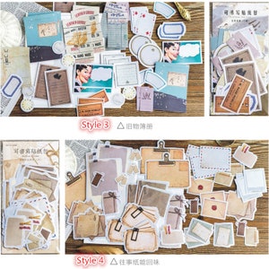 45pcs, Written Stickers, Flowers, Vintage, Big Stickers, Cute Stickers ...