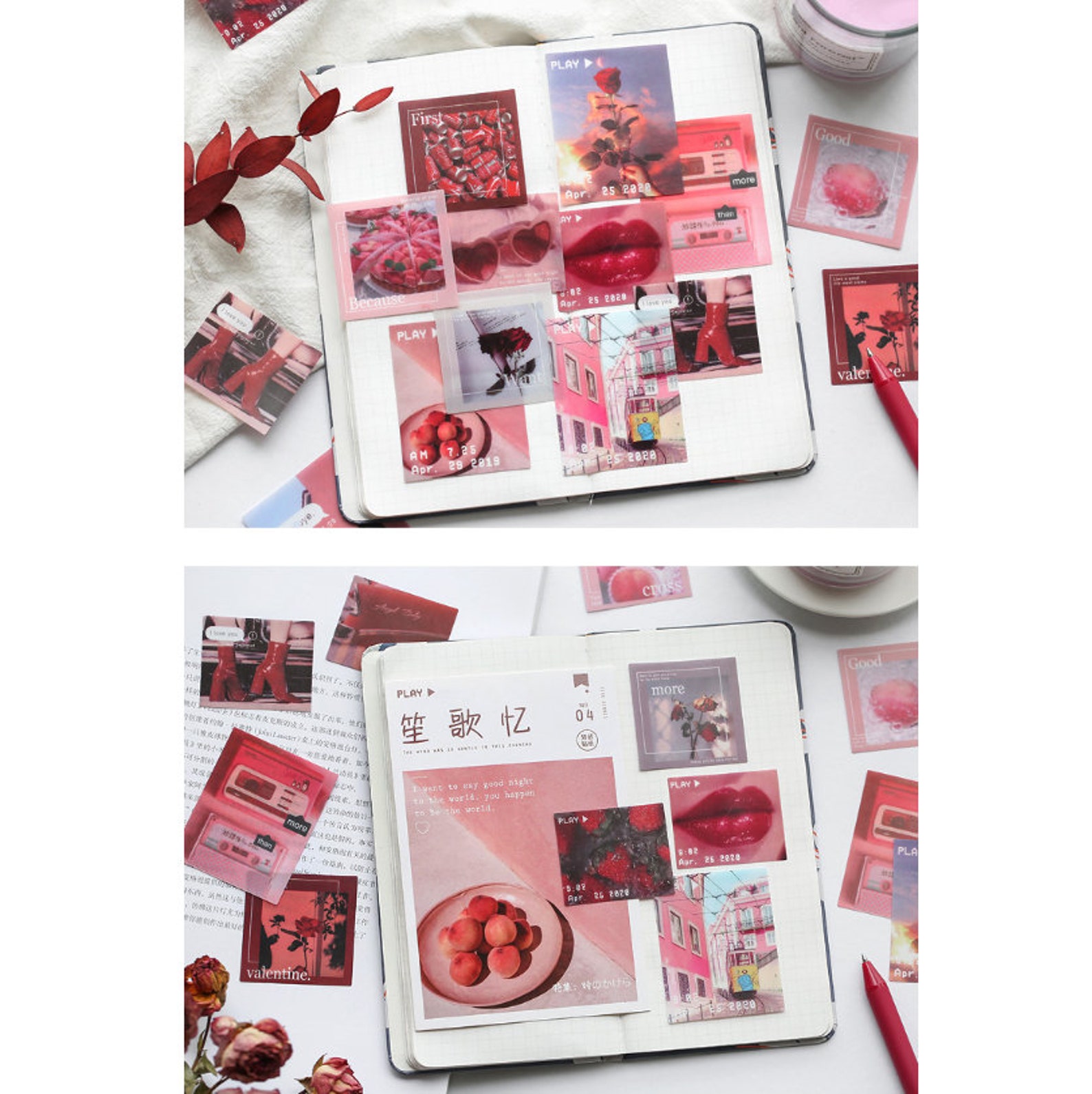 40pcs Beautiful Stickers Cute Stickers Plant Stickers | Etsy