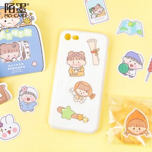 40pcs, Girl Stickers, Cute Girl, Little Girl, Planner Sticker, Kawaii ...