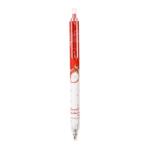2pcs/set, Strawberry Retractable Gel Pen, Planner Pens, Kawaii ...