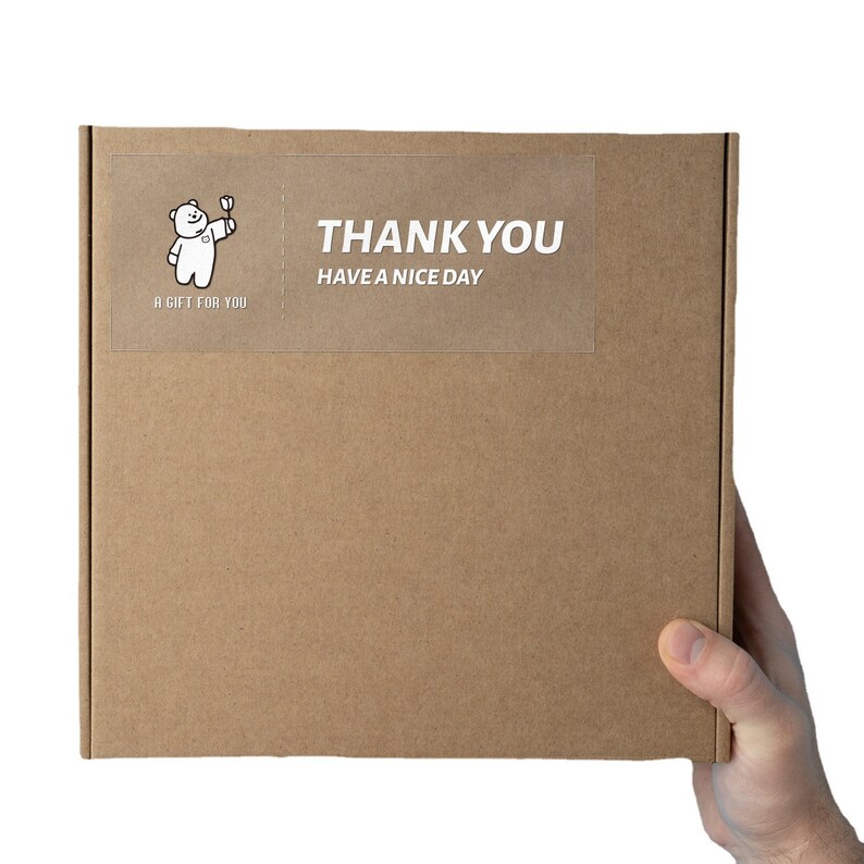 10 Sheets PVC Transparent Stickers Gift Packaging Packaging - Etsy