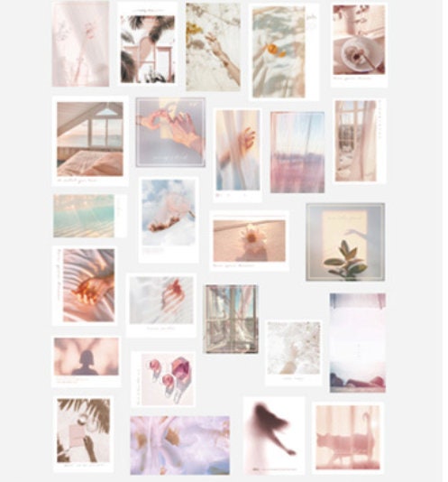 50pcs planner stickers photo album decoration cute sticker | Etsy