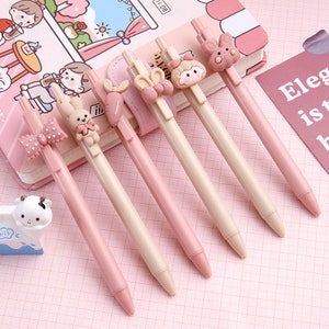 2pcs, Cute Gel Pens, 0.5mm, Kawaii Stationary, Cute Pens, Sign Pen, Gel ...