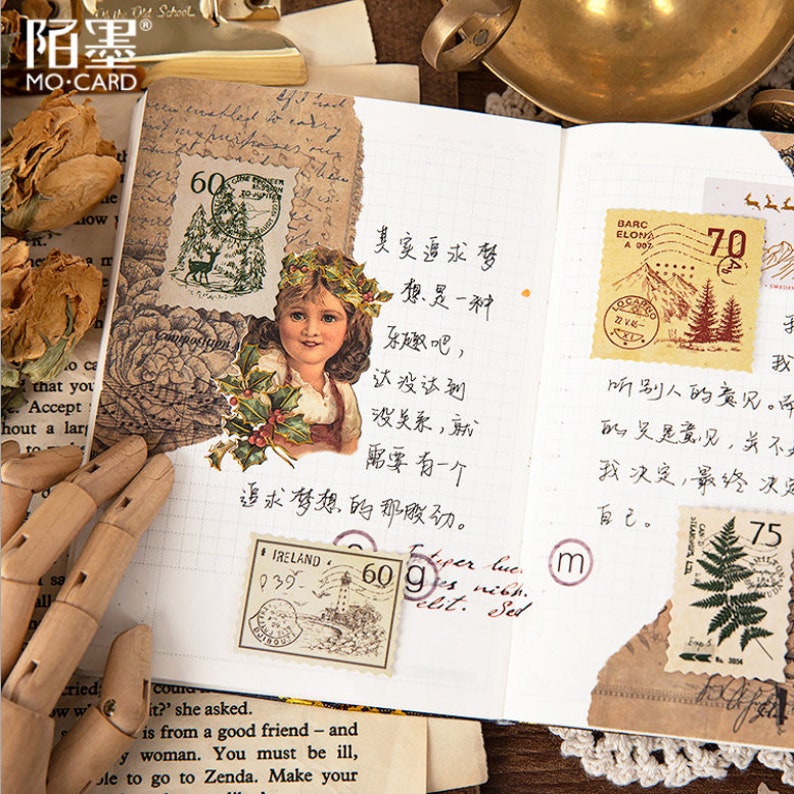 46pcs Art Stickers Sticker Flakes Planner Sticker Kawaii | Etsy