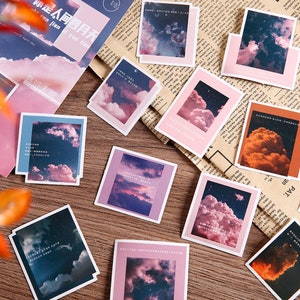 40pcs cloud stickers sky beautiful stickers flowers | Etsy