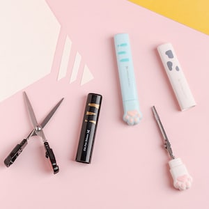 Scissors, Cat Paw Scissors, Cute, Kawaii, Stainless Steel, Paper ...