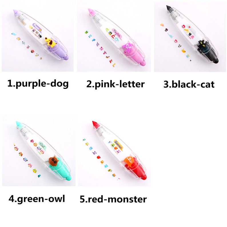 Deco Tape Pen, Decorative Correction Tape, Stationary Tape, Pen Tape ...