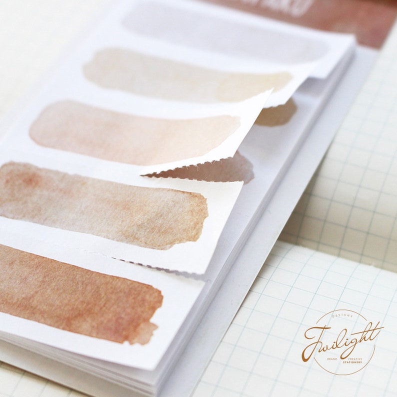 Watercolor Sticky Notes Colorful Planner Memo to Do Sticky | Etsy