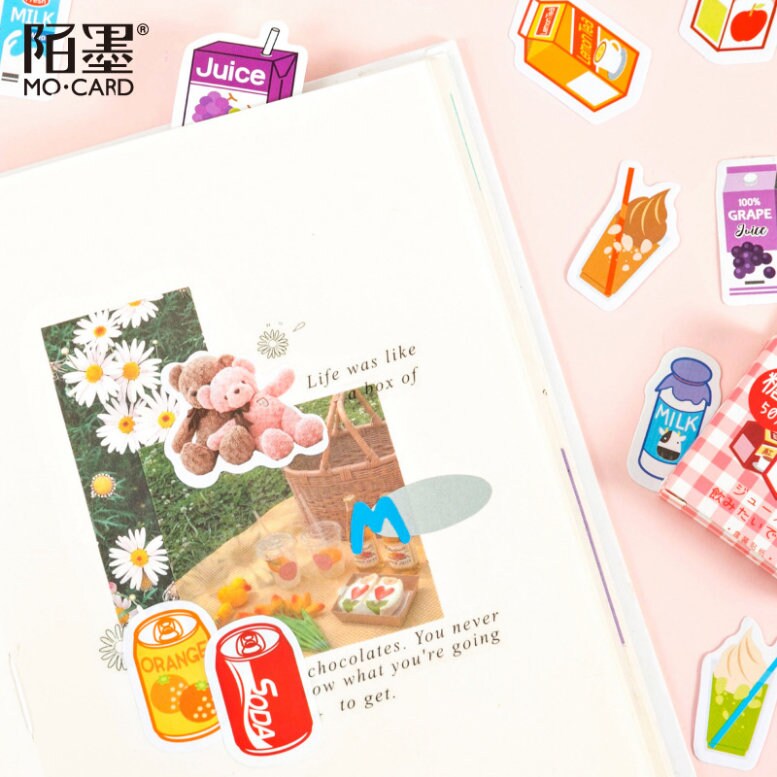 45pcs Drinks Sticker Sticker Flakes Beverages Planner - Etsy
