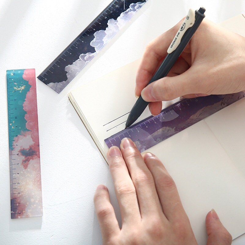 Ruler Drawing Ruler Cute Ruler Kawaii Stationery Student | Etsy